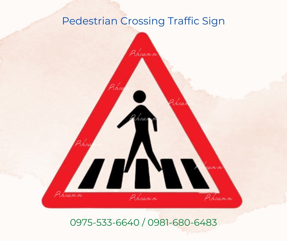 Pedestrian Crossing Traffic Sign, Commercial & Industrial, Industrial ...