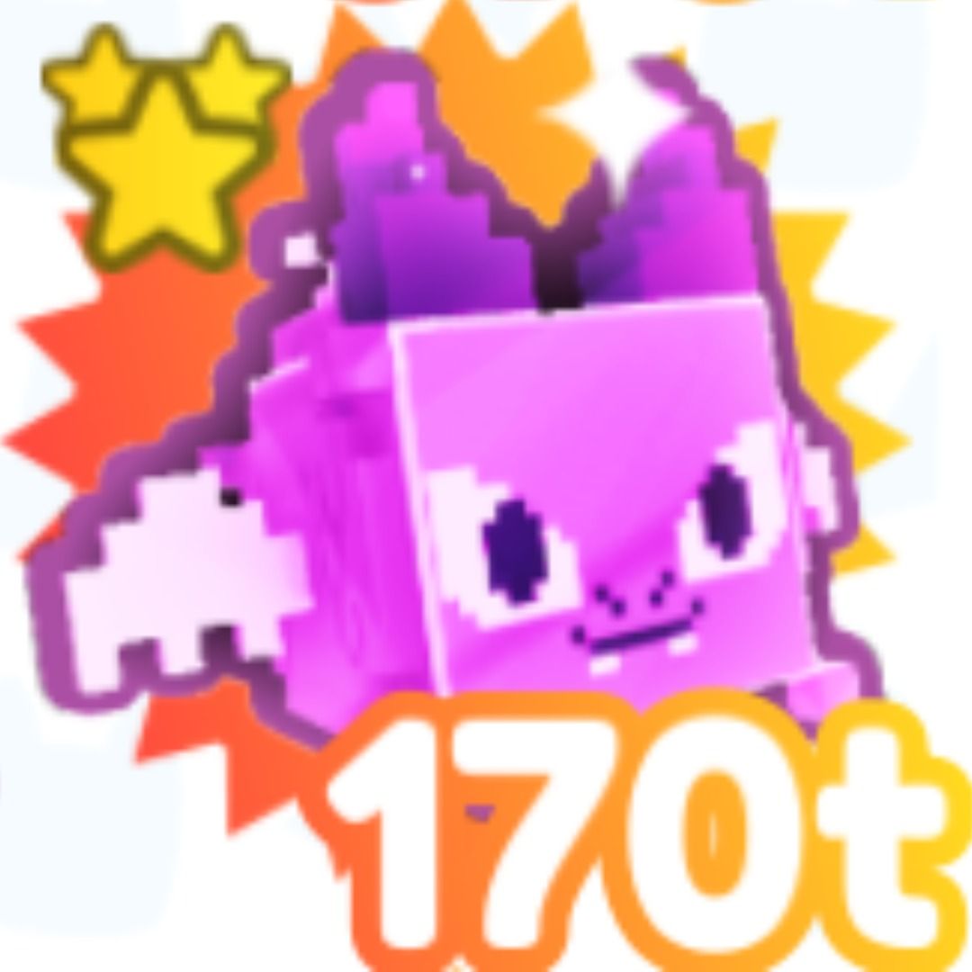 Pet Simulator X - Dark Matter Pixel Demon, Hobbies & Toys, Toys & Games ...