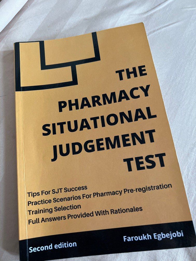 Pharmacy Situational Judgement Test (SJT) Practice, 興趣及遊戲, 書本 & 文具, 書本及 ...