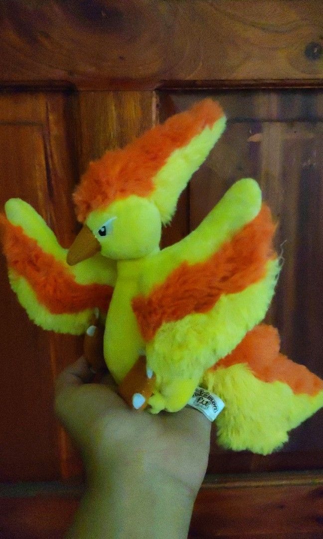 Pokefit Moltres Plush, Hobbies & Toys, Toys & Games on Carousell
