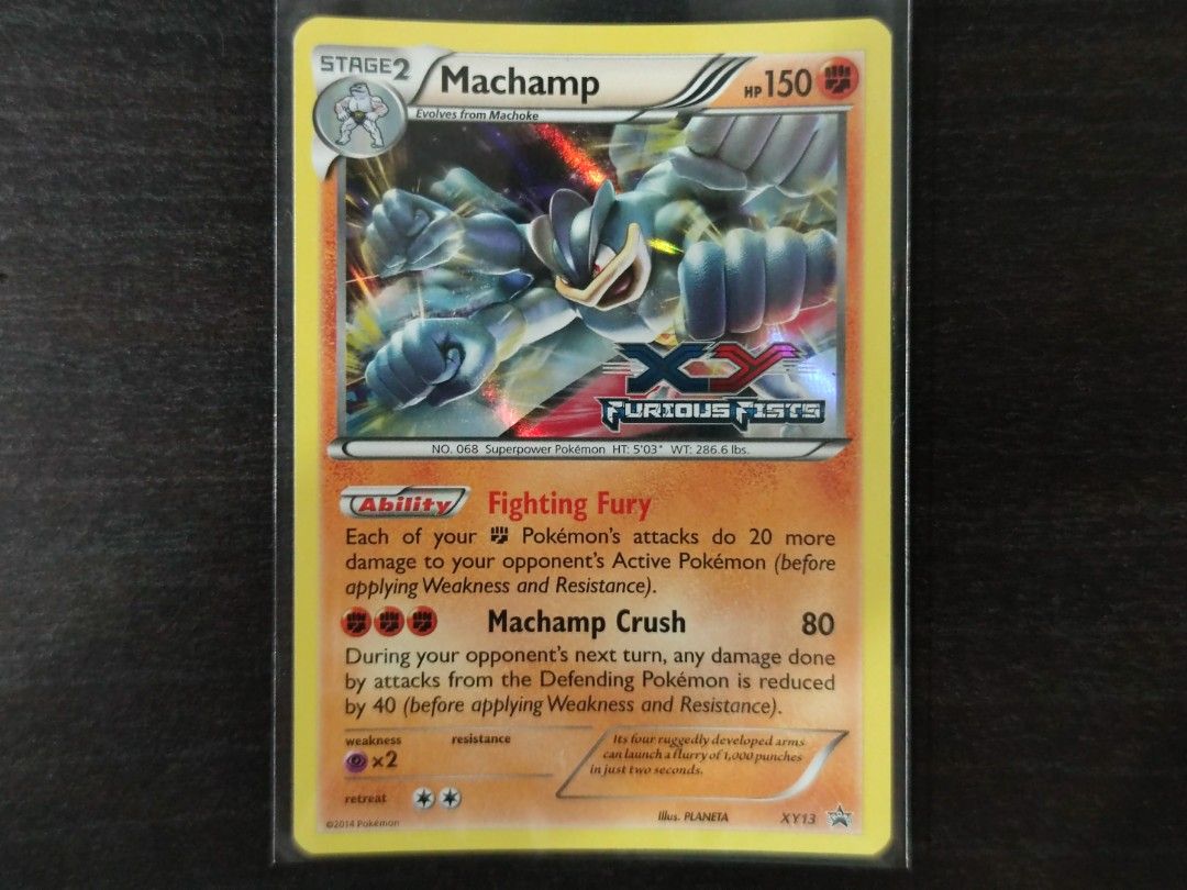 Pokemon Machamp XY13 Pre-Release Promo, Hobbies & Toys, Toys & Games on ...