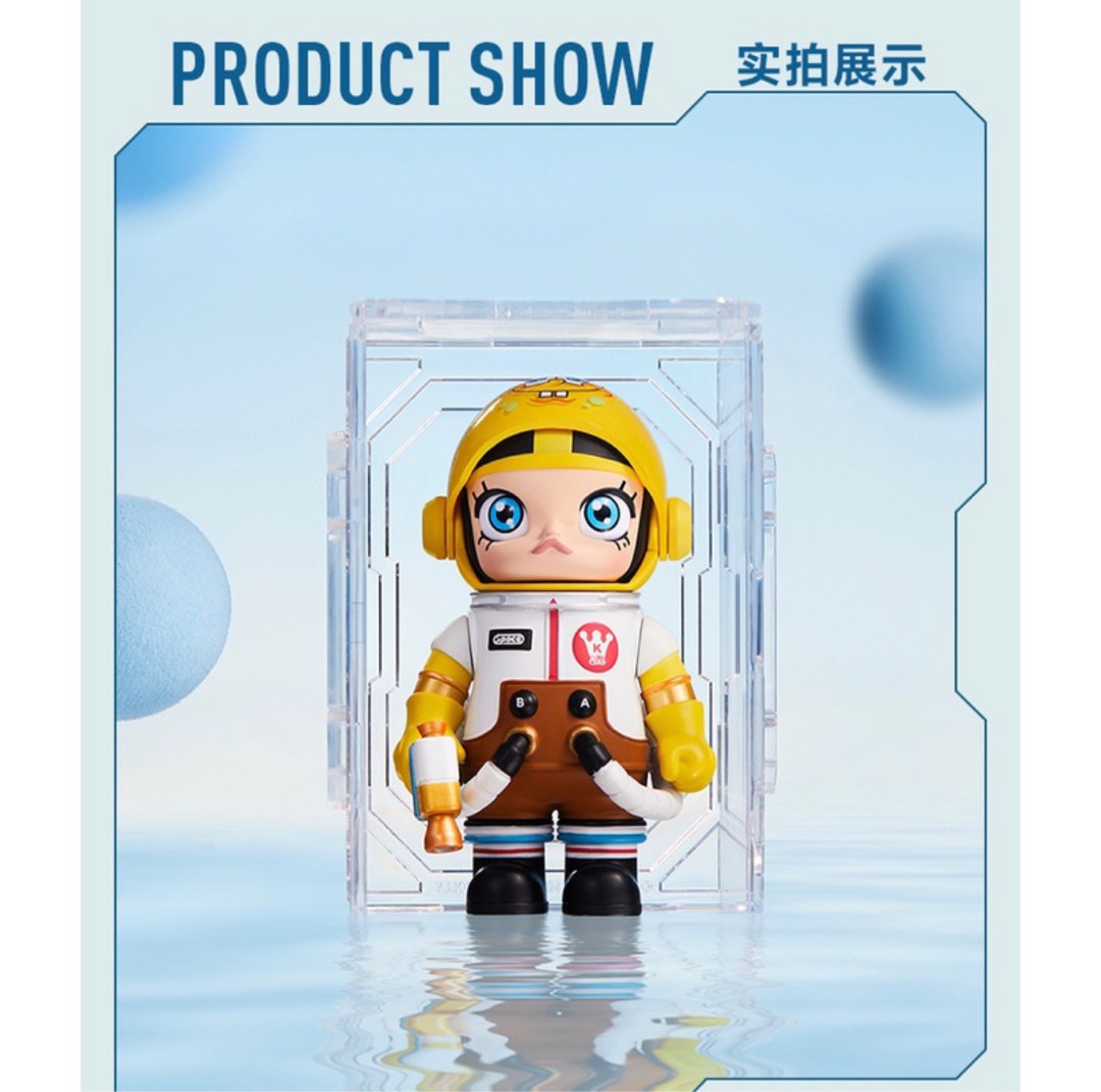Pop mart Space Molly 100% case box toy display box, Hobbies & Toys ...