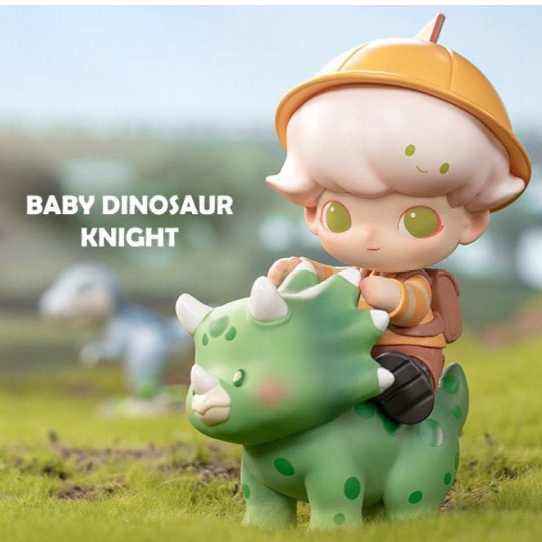 POPMART Dimoo Jurassic World: Baby Dinosaur Knight, Hobbies & Toys ...