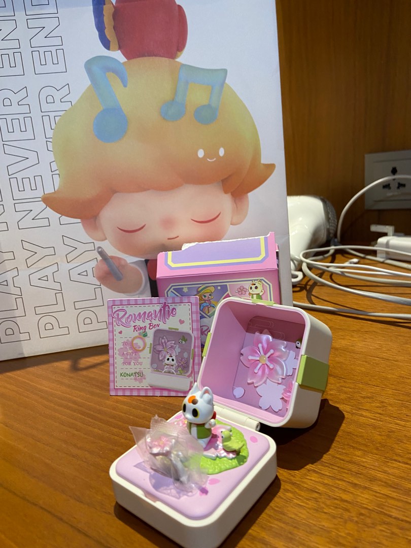 popmart romantic ring box, Hobbies & Toys, Toys & Games on Carousell