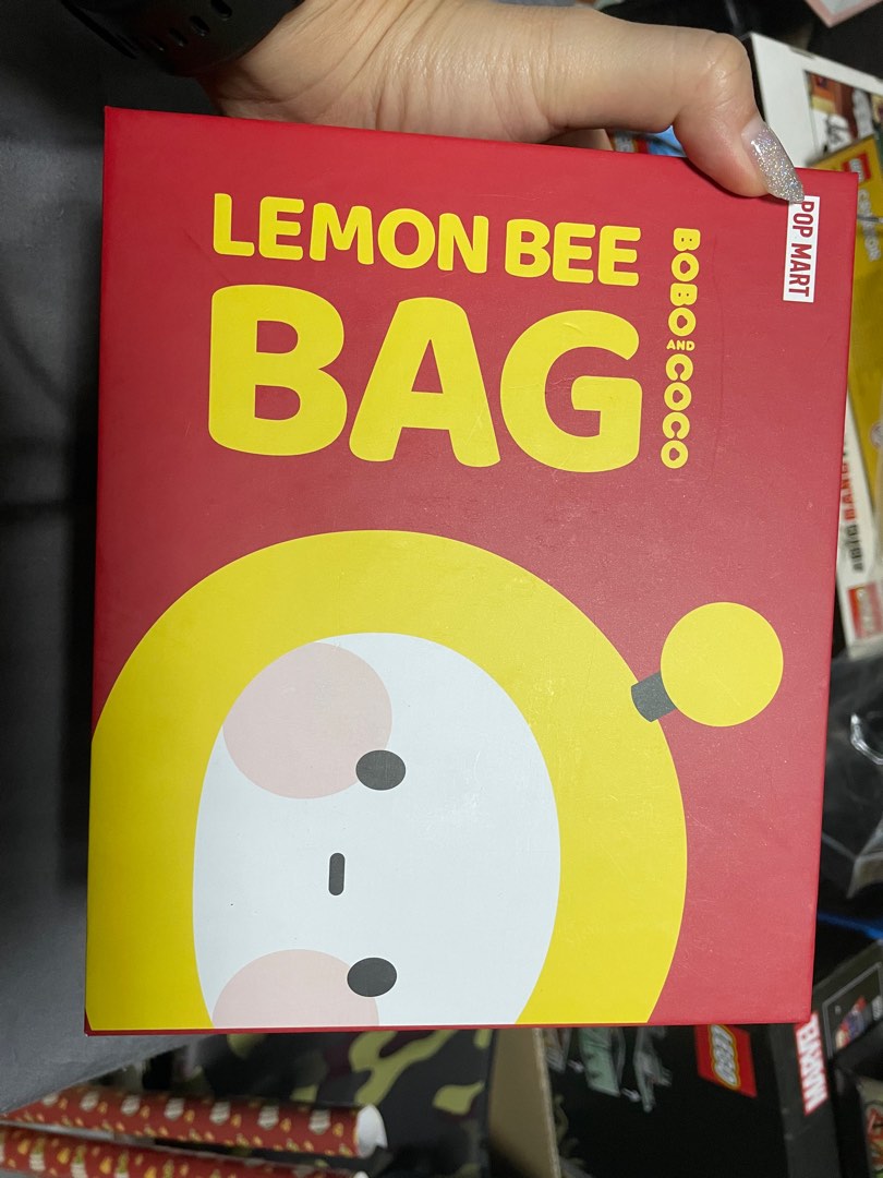 Popmart yellow lemon bee bag, Women's Fashion, Bags & Wallets, Cross-body Bags on Carousell