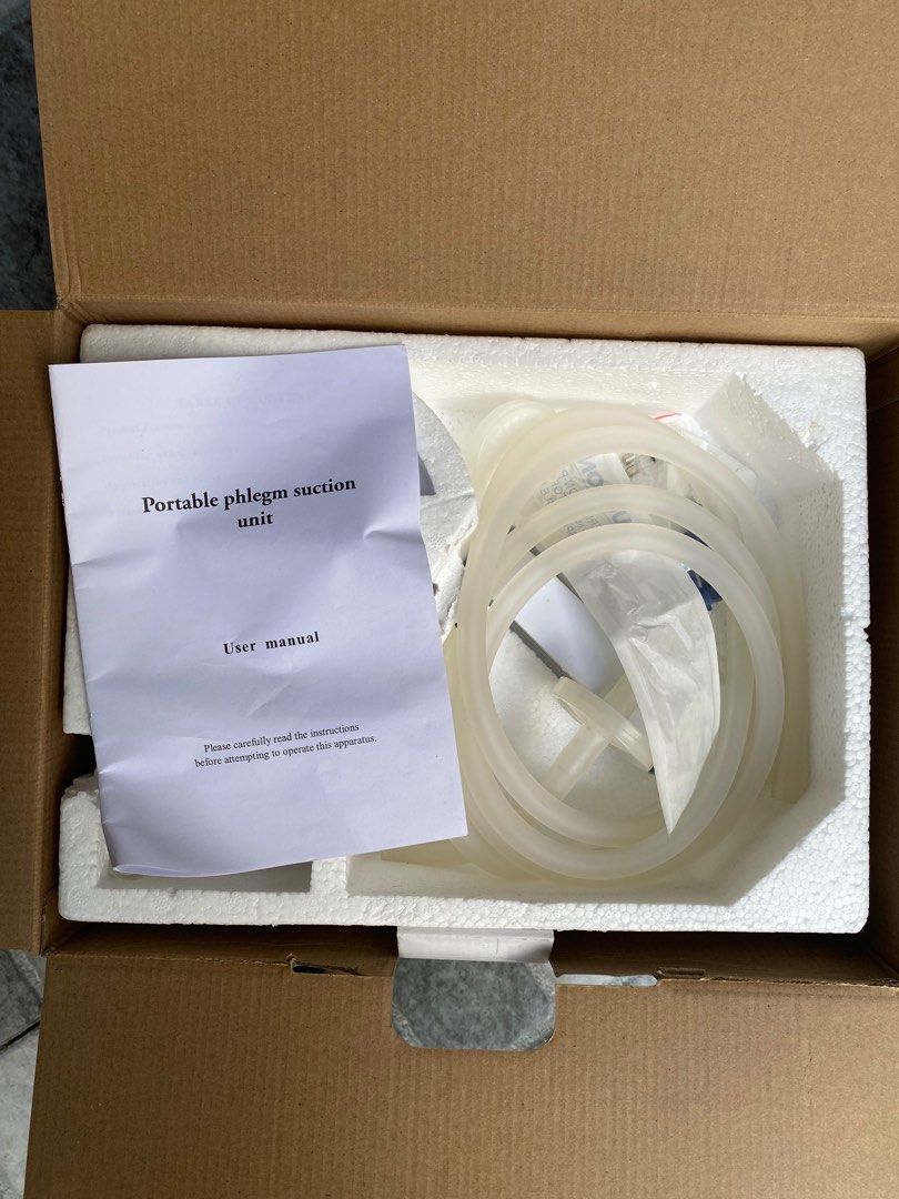Portable Phlegm Suction Unit, Health & Nutrition, Medical Supplies ...