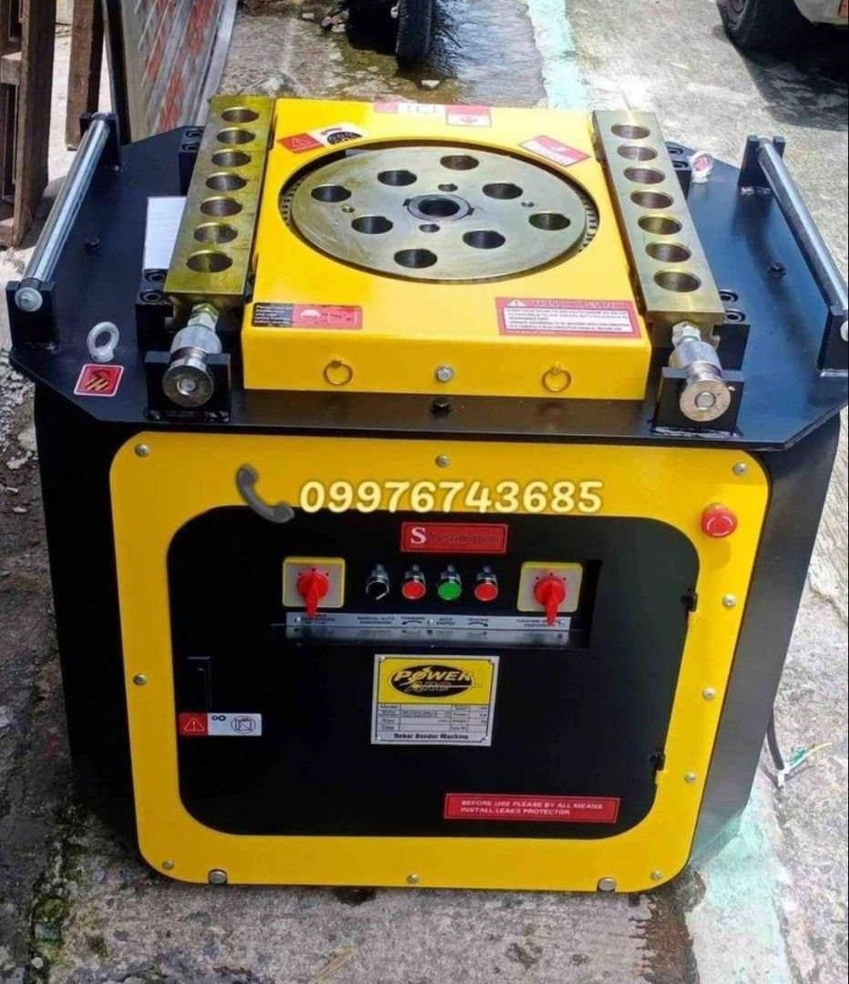 POWER ARC 6-45mm Automatic Rebar Bender, Commercial & Industrial ...