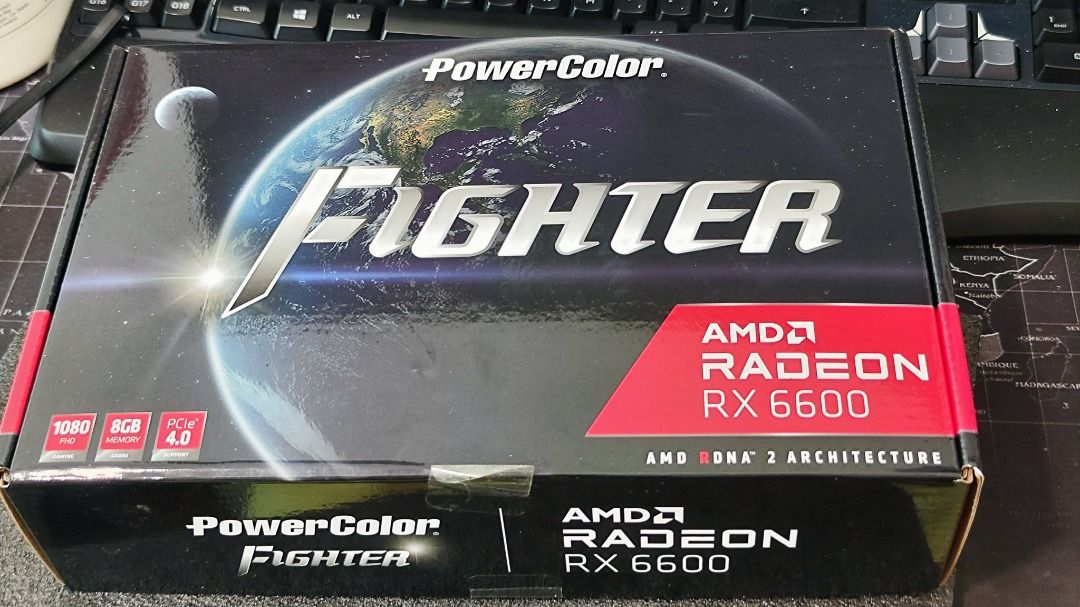 PowerColor Fighter AMD Radeon RX 6600 Graphics Card with 8GB GDDR6 ...