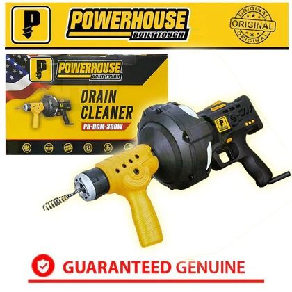 Powerhouse PH-DCM-300W Drain Cleaner / Sink Auger Cleaning Machine ...