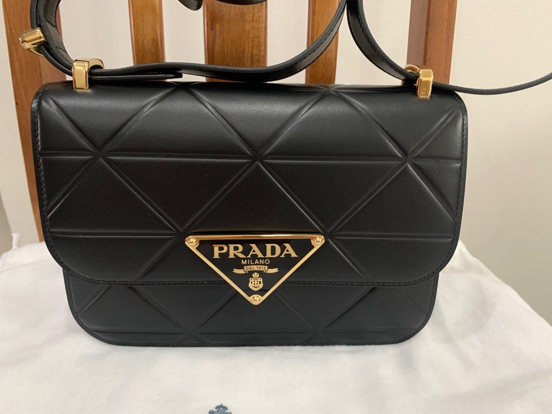 Prada soft calfskin shoulder bag, Women's Fashion, Bags & Wallets, Shoulder Bags on Carousell