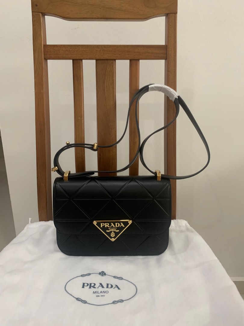 Prada soft calfskin shoulder bag, Women's Fashion, Bags & Wallets, Shoulder Bags on Carousell