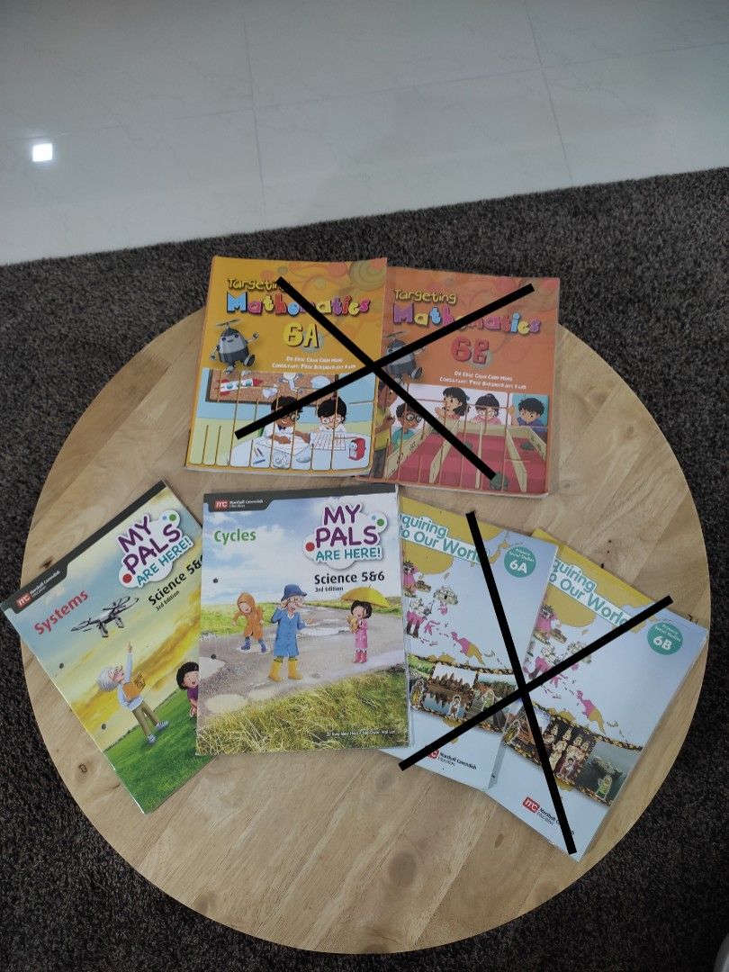 Primary 6 textbooks, Hobbies & Toys, Books & Magazines, Textbooks on ...