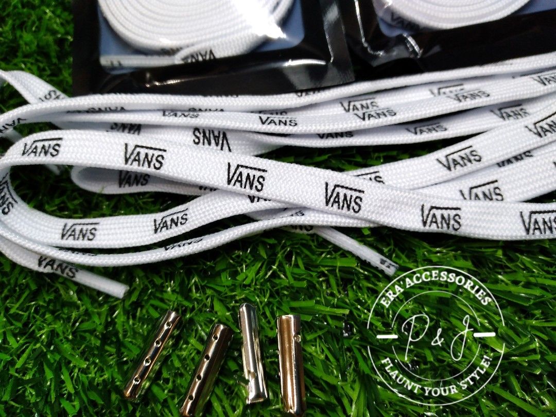 Printed Vans Laces 120 cm & Katakana Cream 92 cm w/Aglets, Men's ...