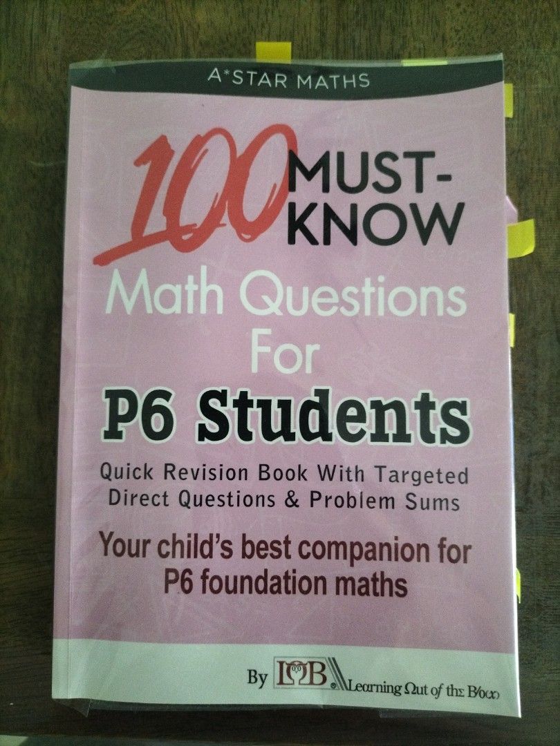 PSLE foundation maths guide book, Hobbies & Toys, Books & Magazines ...