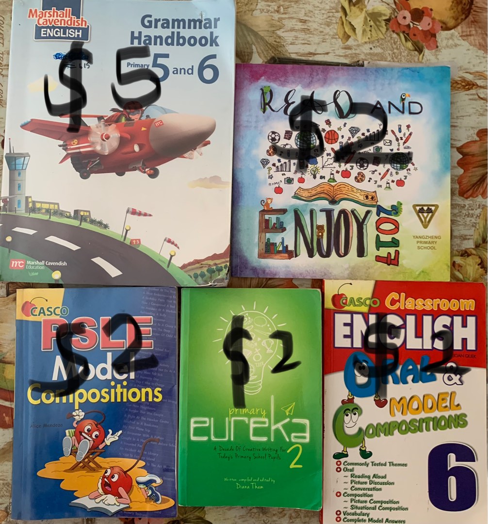 PSLE Grammar Handbook and compo books, Hobbies & Toys, Books ...
