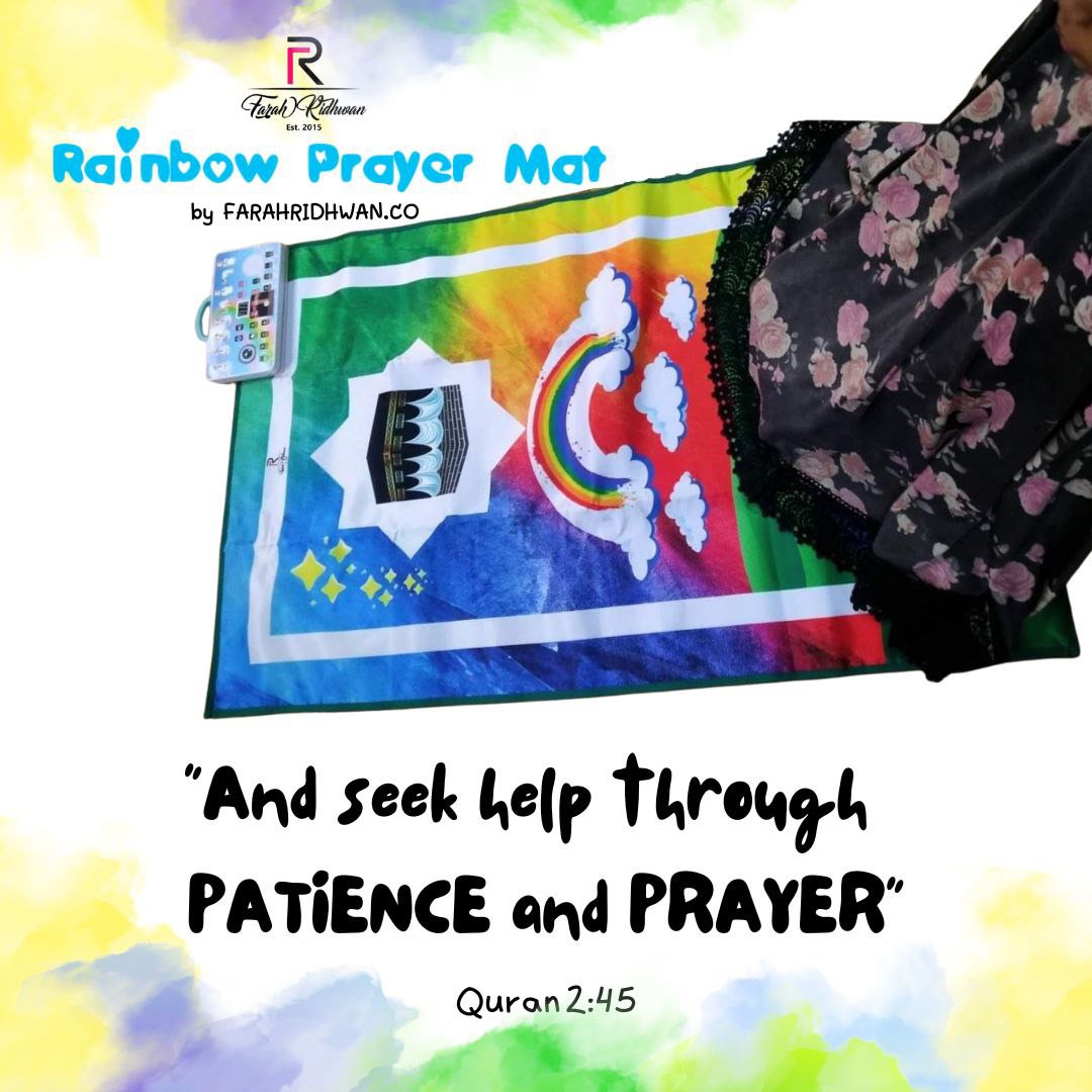 Rainbow prayer mat, Hobbies & Toys, Memorabilia & Collectibles ...