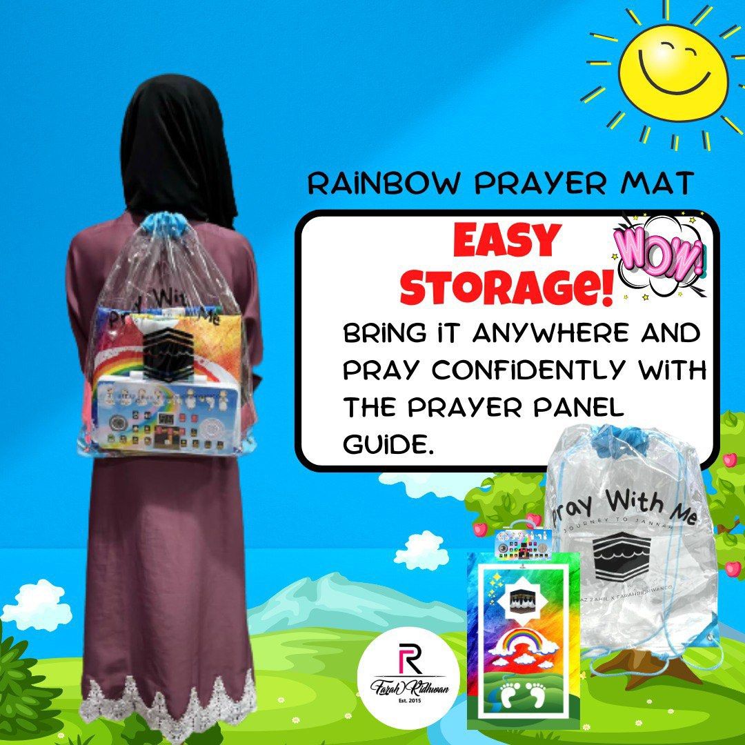 Rainbow prayer mat, Hobbies & Toys, Memorabilia & Collectibles ...