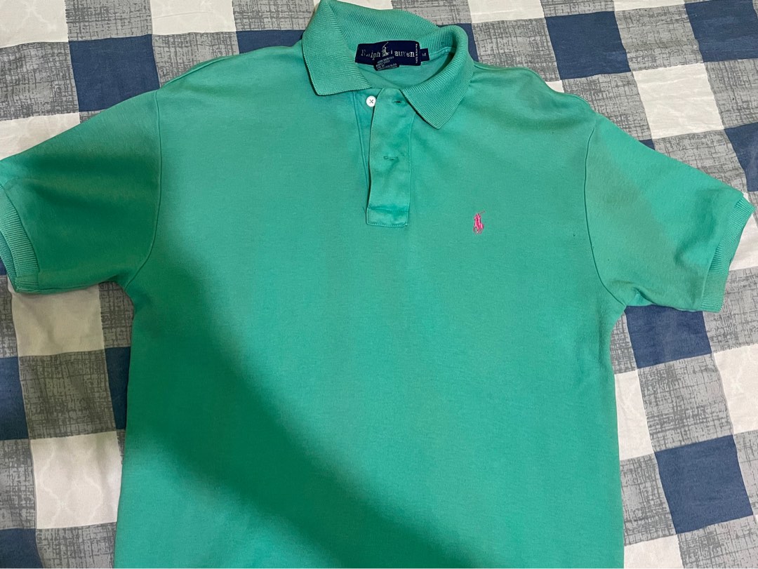 Ralph Lauren Green polo, Men's Fashion, Tops & Sets, Tshirts & Polo Shirts on Carousell