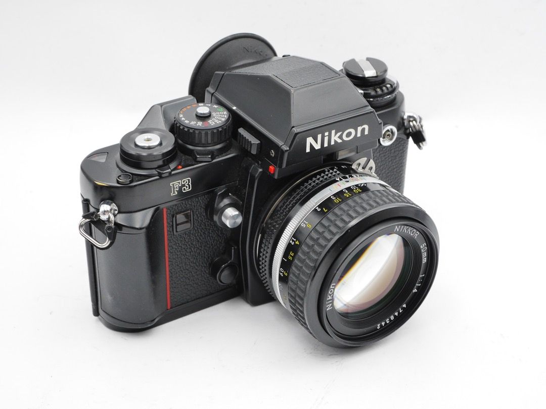[RARE] Nikon F3 Film SLR + Nikkor 50mm F1.4 Lens + Original Nikon ...