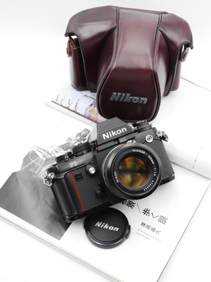 [RARE] Nikon F3 Film SLR + Nikkor 50mm F1.4 Lens + Original Nikon ...