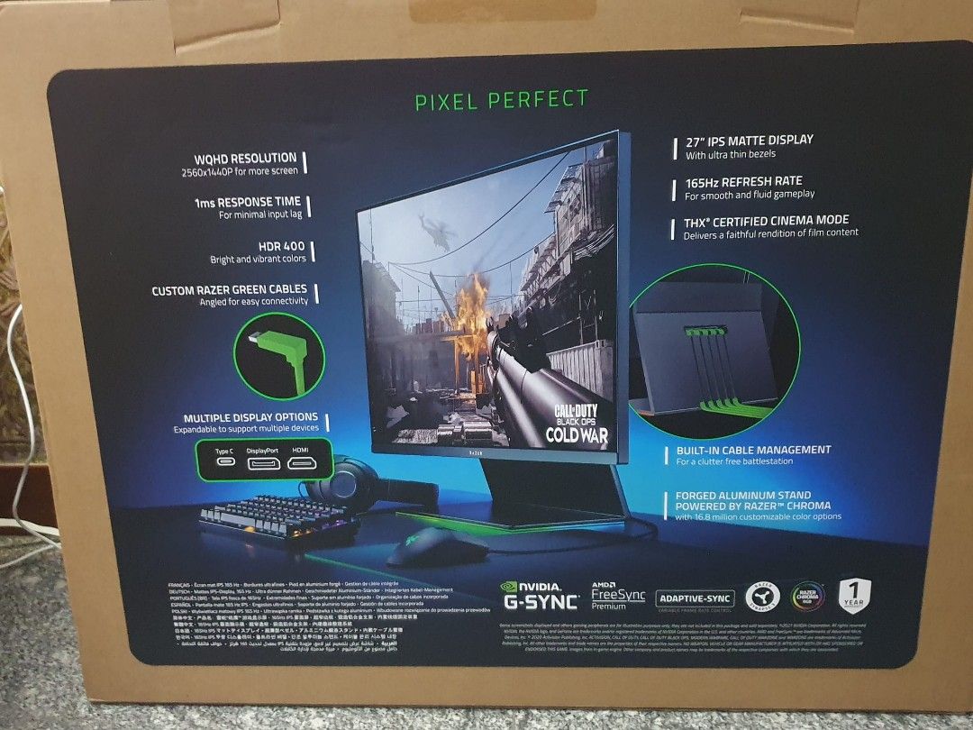 Razer - Raptor 27" IPS gaming monitor, Computers & Tech, Desktops on ...