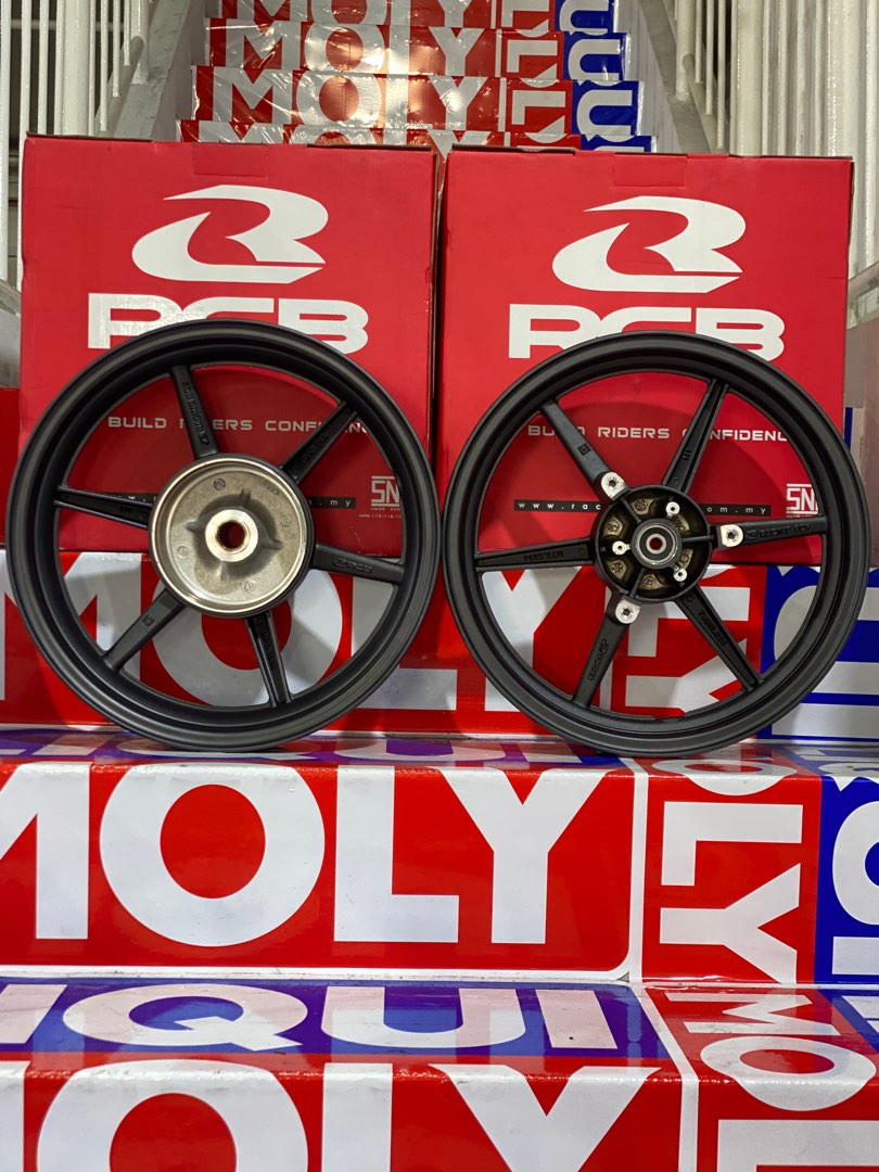 RCB SP811 MATT GREY 14INCH RIMS FOR AEROX V1/V2 2.5 x 14 & 3.5 x 14 ...