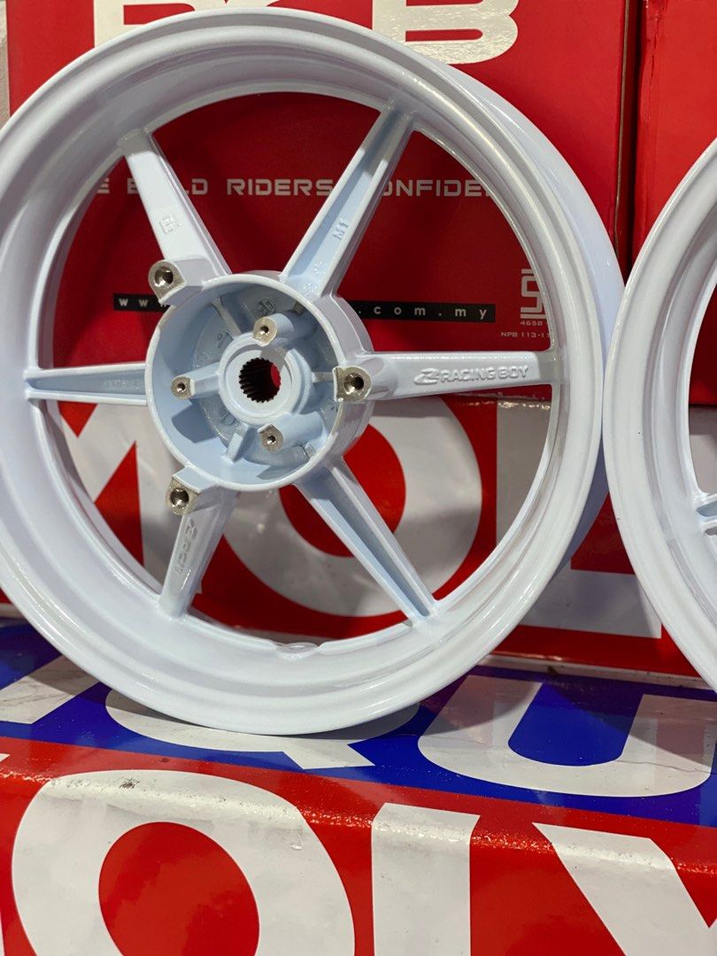 RCB SP811 NMAX V1 WHITE 14 INCH RIM 3.5 x 14 & 4.0 x 14, Motorcycles ...