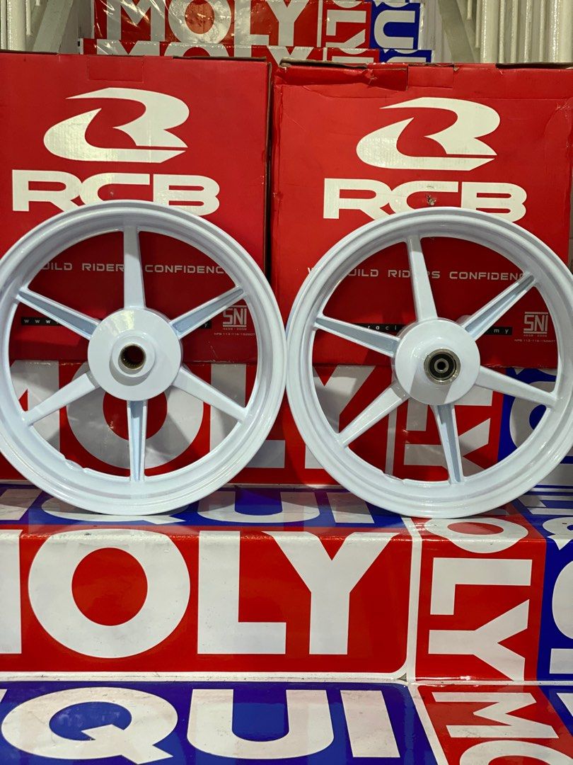 RCB SP811 NMAX V1 WHITE 14 INCH RIM 3.5 x 14 & 4.0 x 14, Motorcycles ...