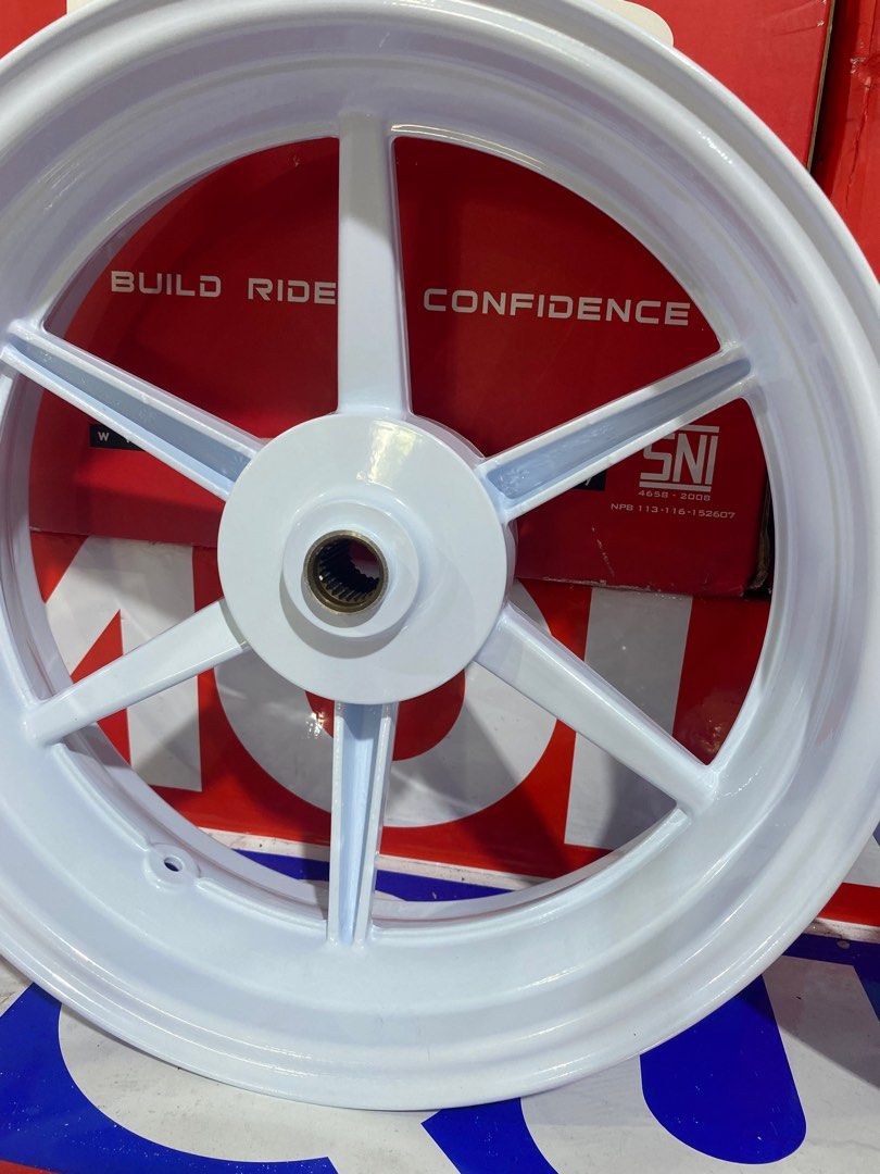 RCB SP811 NMAX V1 WHITE 14 INCH RIM 3.5 x 14 & 4.0 x 14, Motorcycles ...