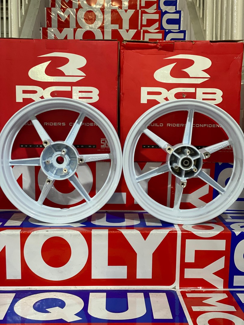 RCB SP811 NMAX V1 WHITE 14 INCH RIM 3.5 x 14 & 4.0 x 14, Motorcycles ...