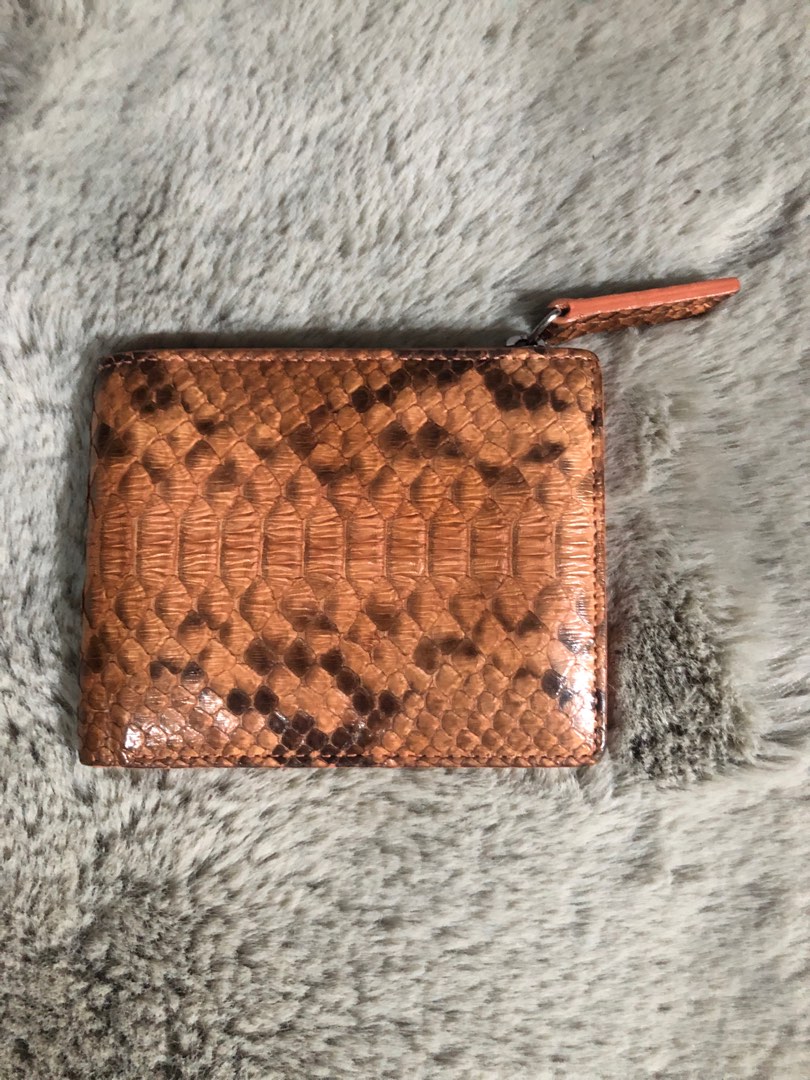 Real snake skin wallet, Women's Fashion, Bags & Wallets, Wallets & Card ...