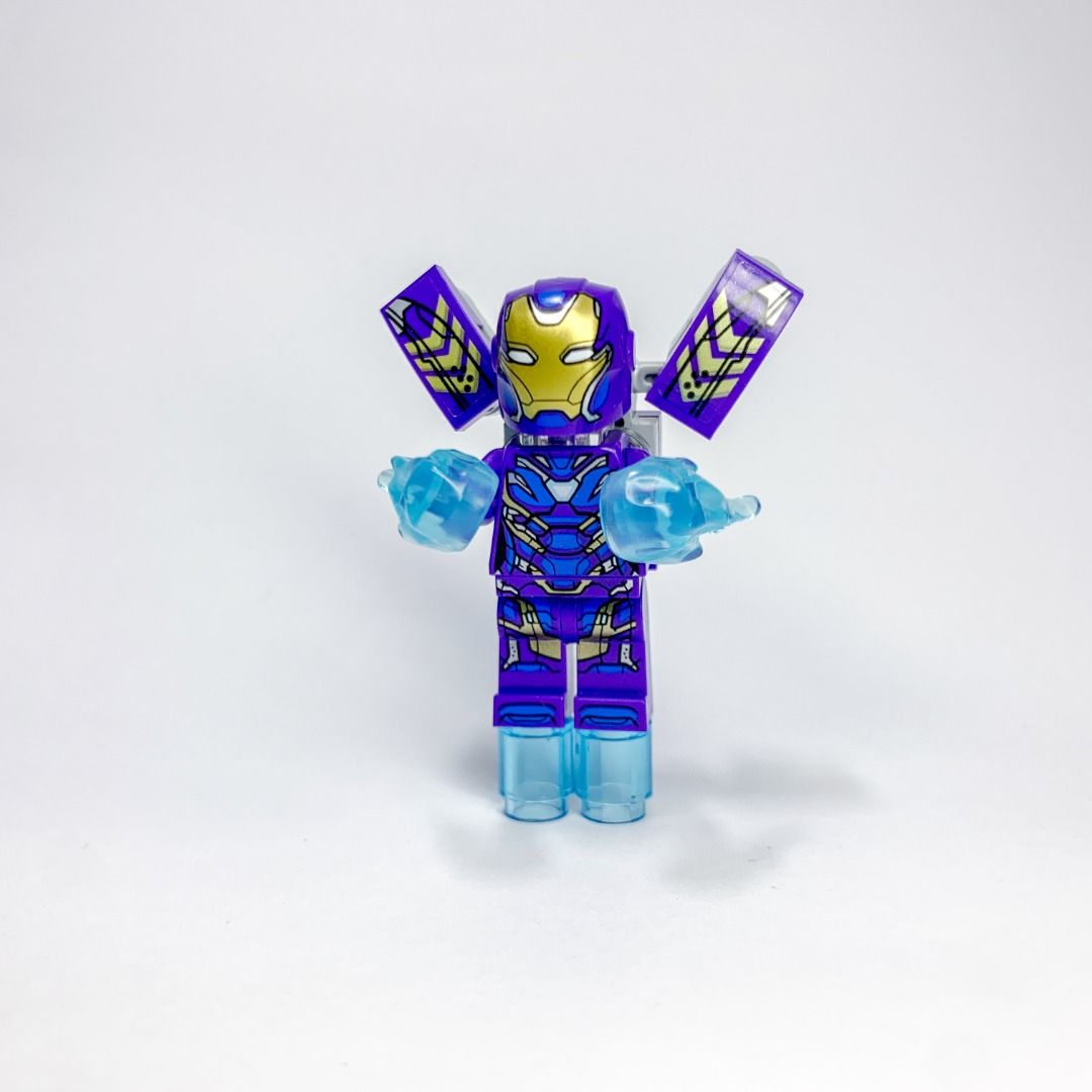 Rescue Pepper Potts with Dark Purple Armor Jetpack sh610, Hobbies ...