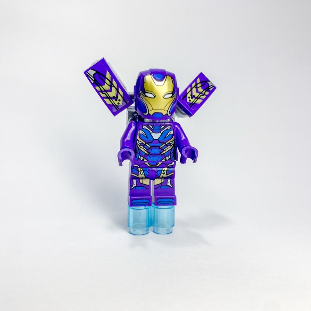 Rescue Pepper Potts with Dark Purple Armor Jetpack sh610, Hobbies ...