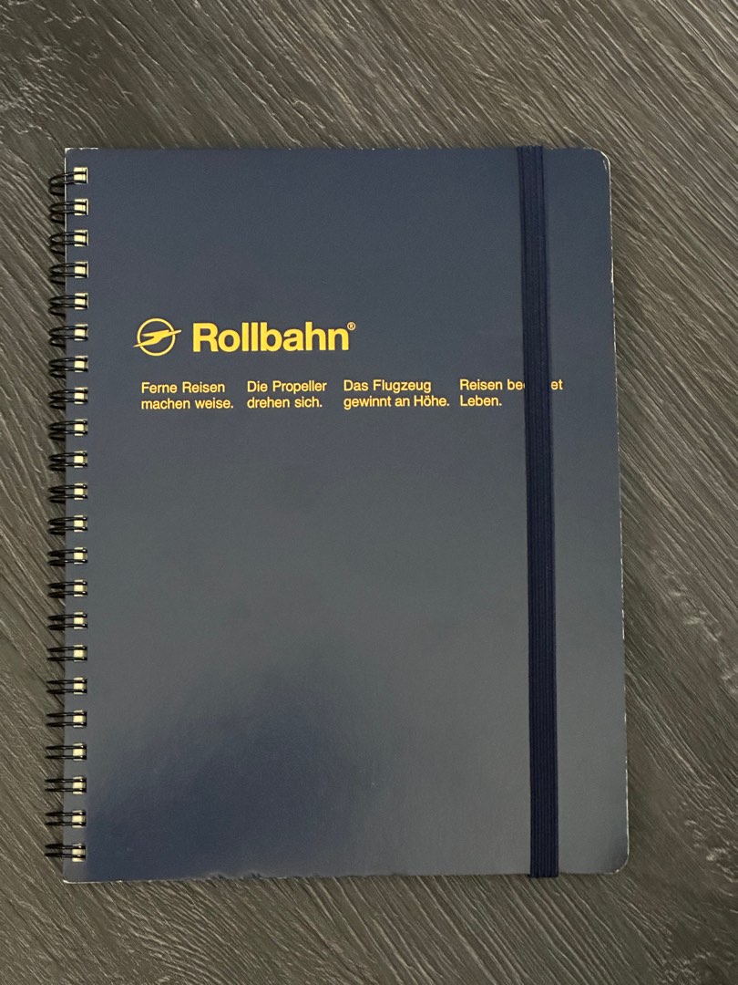 Rollbahn notebook, Hobbies & Toys, Stationery & Craft, Stationery ...