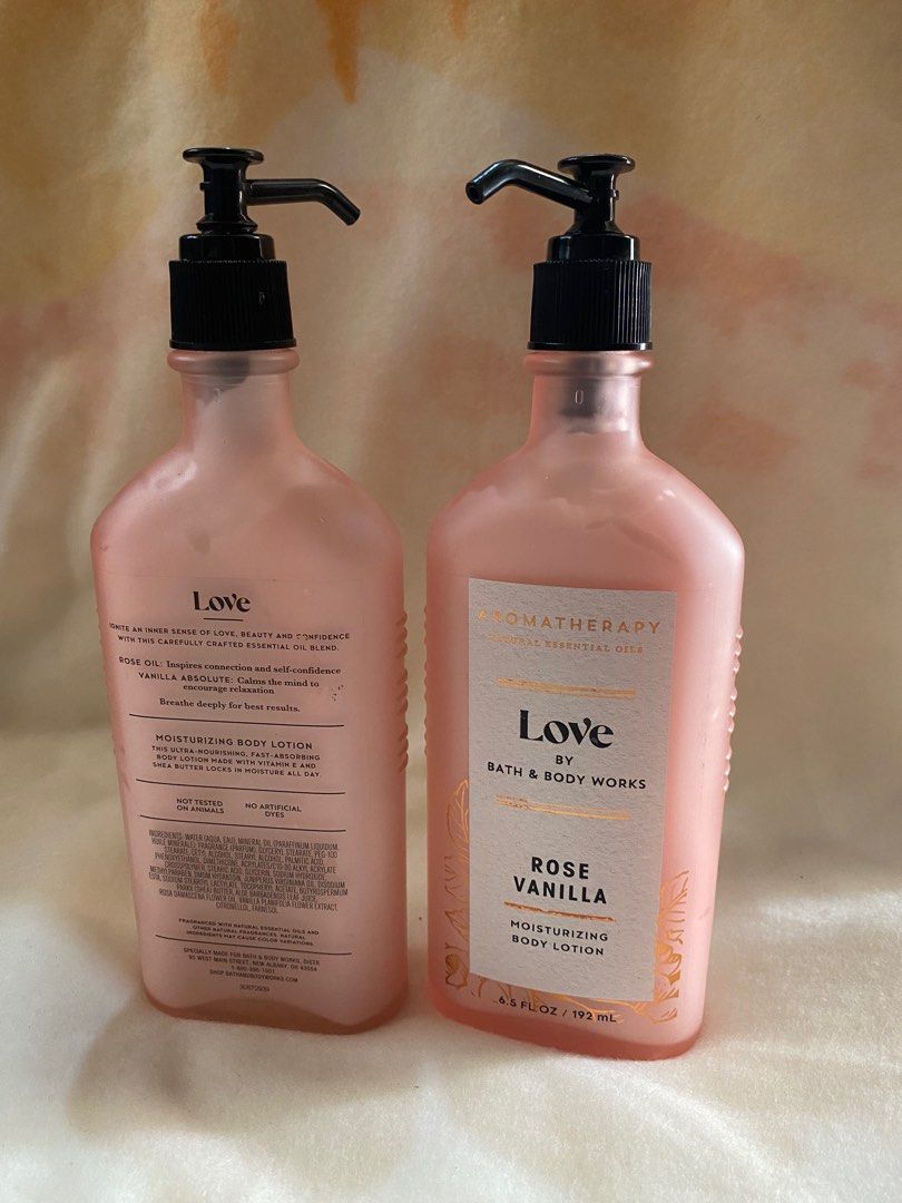 Rose Vanilla Lotion Bath & Body Works, Beauty & Personal Care, Bath & Body, Body Care on Carousell
