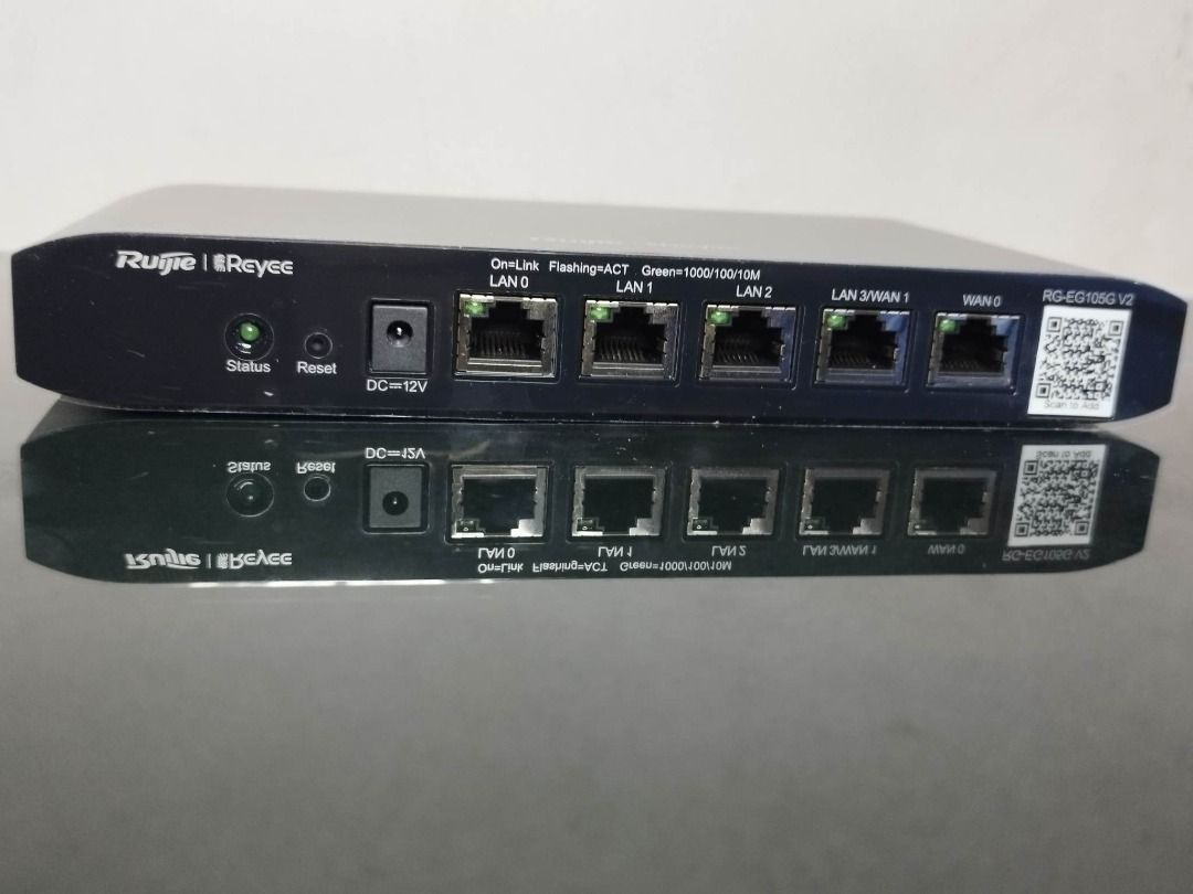 Ruijie RG-EG105G V2 5-Port Gigabit Cloud Managed Router, Computers ...