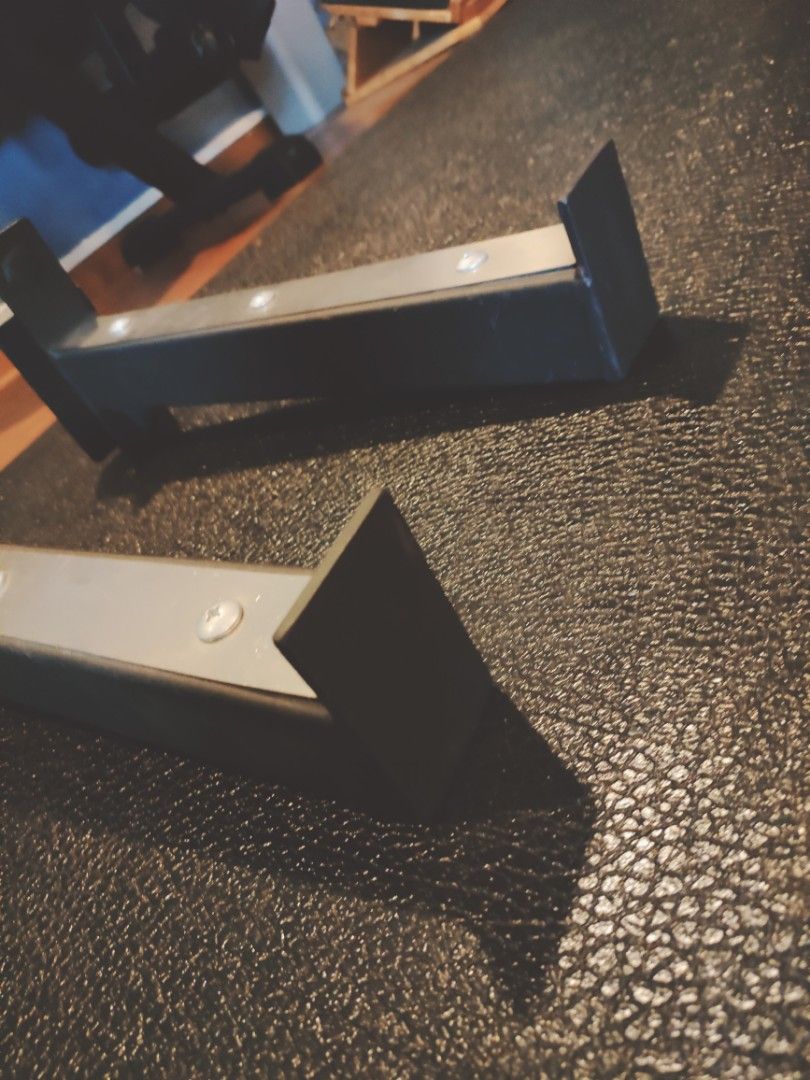 Safety spotter arms for squat rack, Sports Equipment, Exercise ...