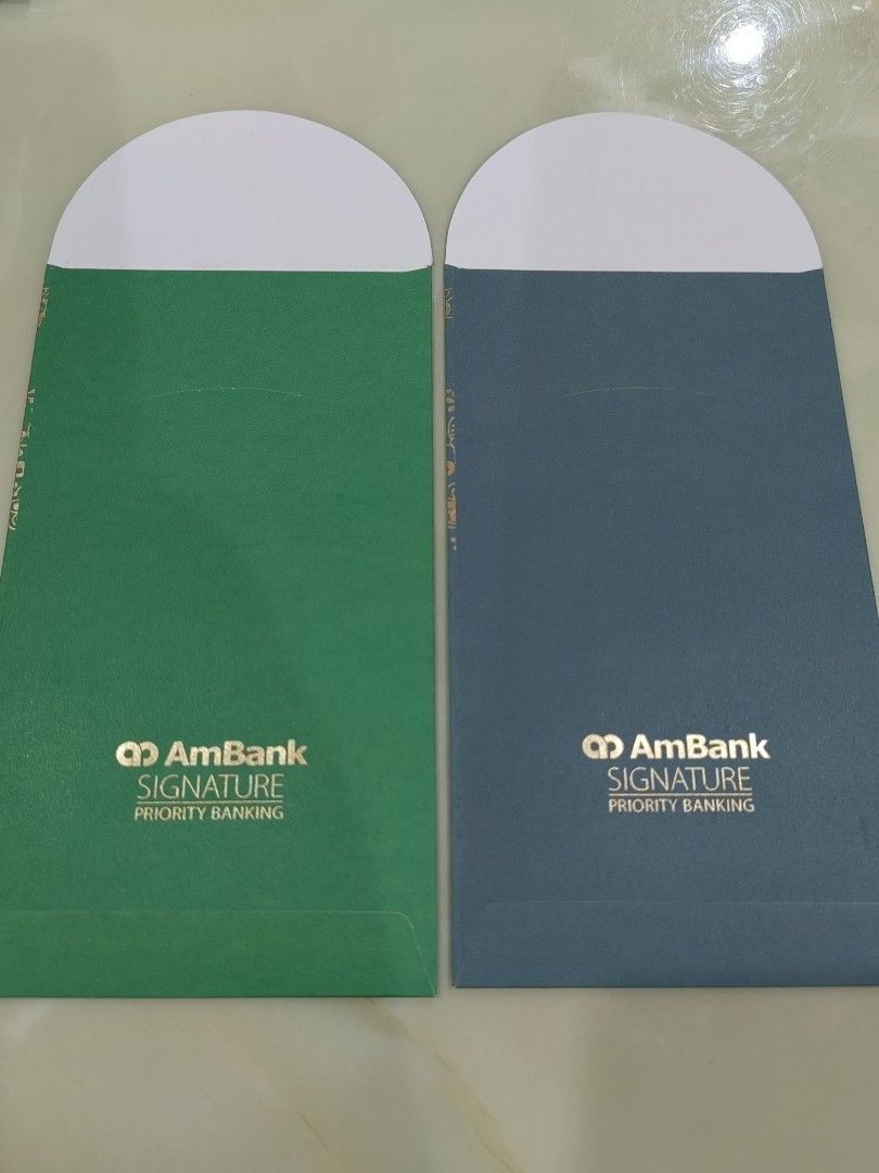 Sampul raya amsignature ambank sdr Green packet, Hobbies & Toys ...