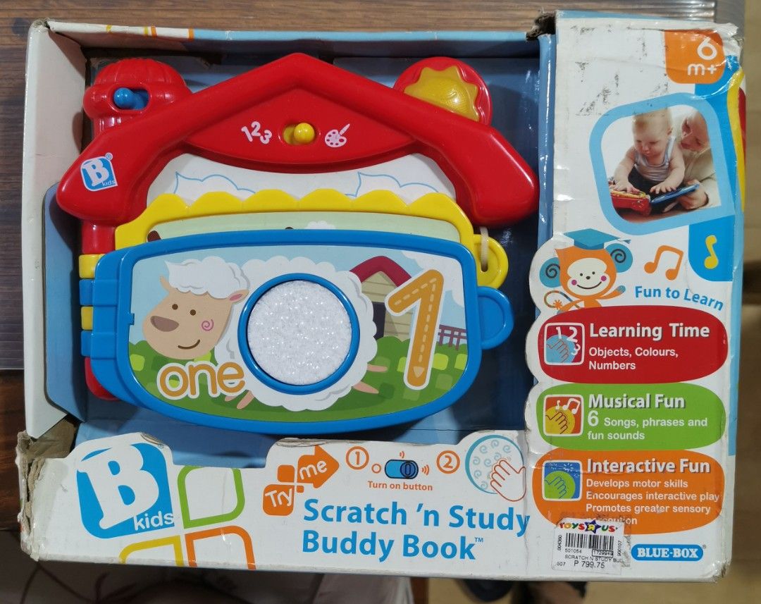 Scratch 'n Study Buddy Book, Babies & Kids, Infant Playtime on Carousell