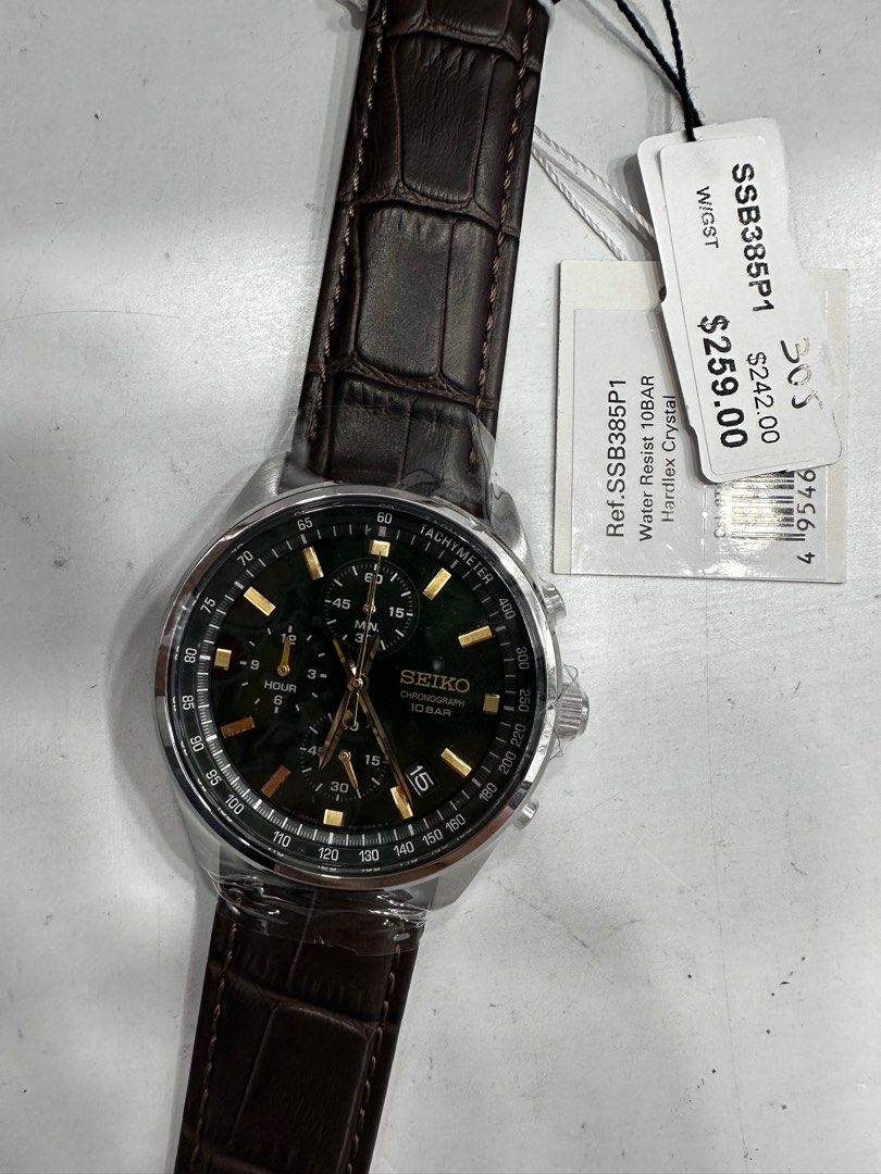Seiko chronograph SSB385P1, Luxury, Watches on Carousell