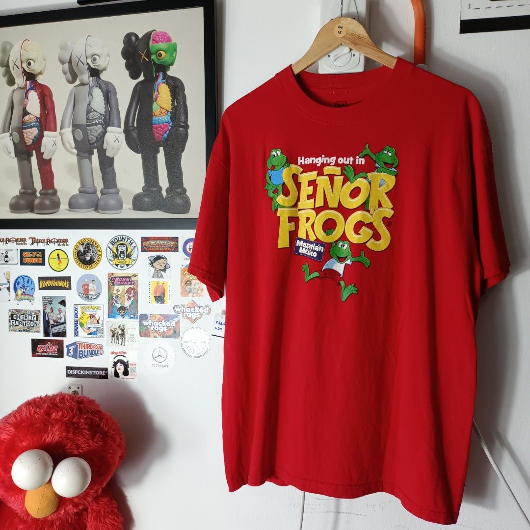 SENOR FROGS T-SHIRT, Men's Fashion, Tops & Sets, Tshirts & Polo Shirts ...