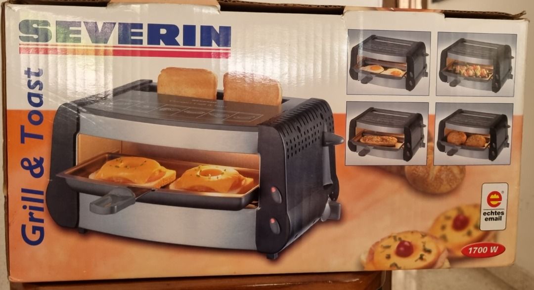 Severin Gourmet Grill and Toaster GT2801 1700W, TV & Home Appliances ...