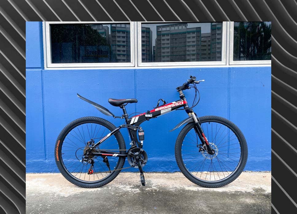 Shimano gear 21 speed 26" Wheel Begasso Foldable mountain bike MTB 21 ...