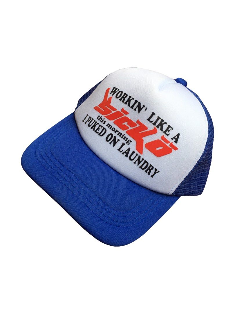 Sicko Trucker Cap Blue, Men's Fashion, Watches & Accessories, Caps ...