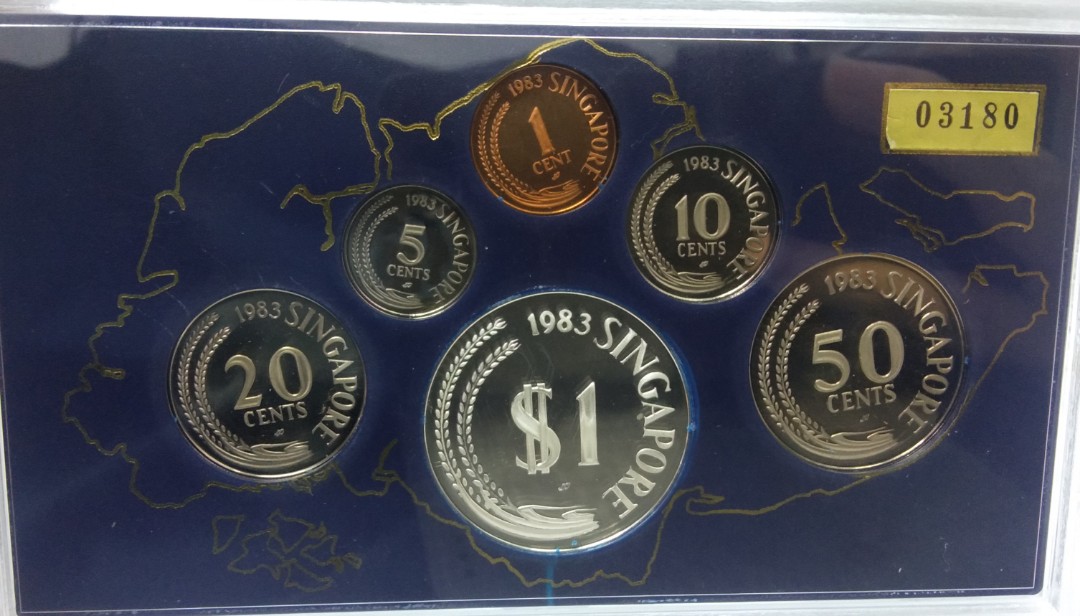 Singapore 1983 coin proof set w/ box and COA, Hobbies & Toys, Memorabilia & Collectibles ...