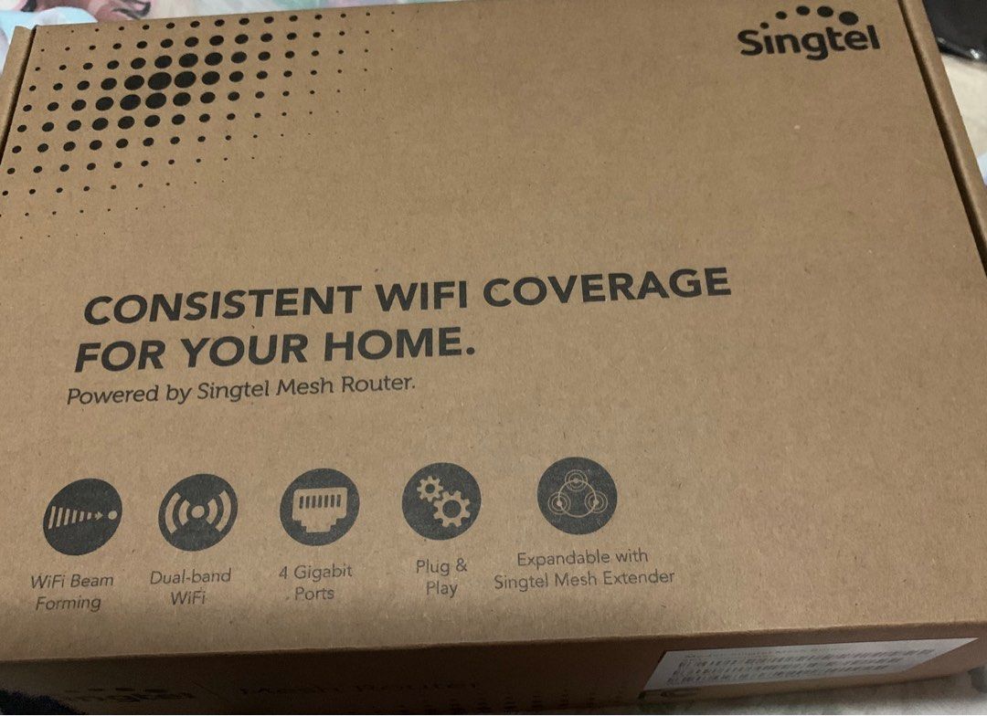 Singtel Mesh Router, Computers & Tech, Parts & Accessories, Networking ...