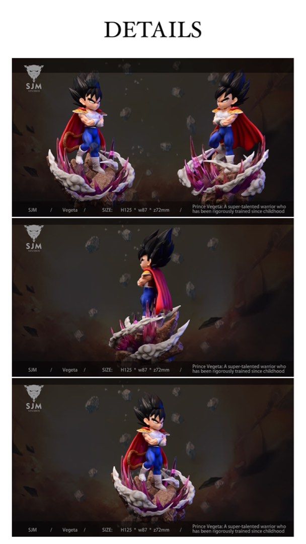 SJM Studio - Kid Vegeta, Hobbies & Toys, Toys & Games on Carousell