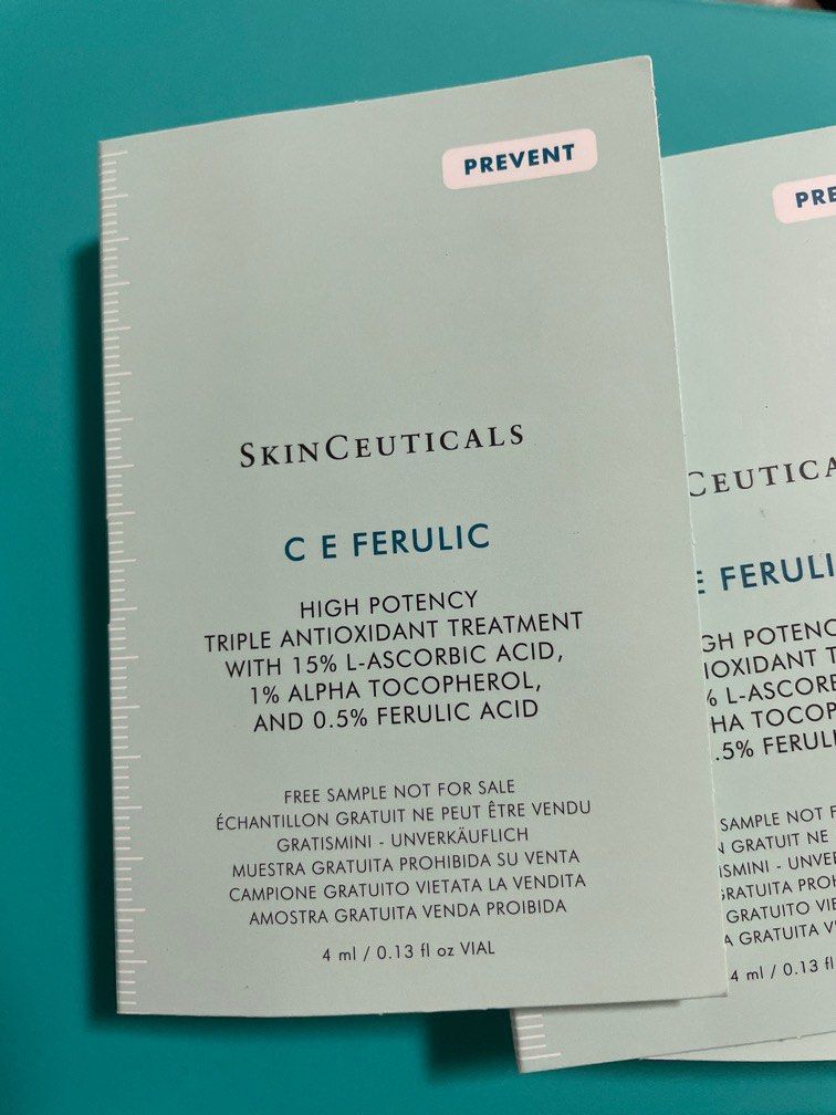 Skinceuticals CE Ferulic 4ml Sample, Beauty & Personal Care, Face, Face ...