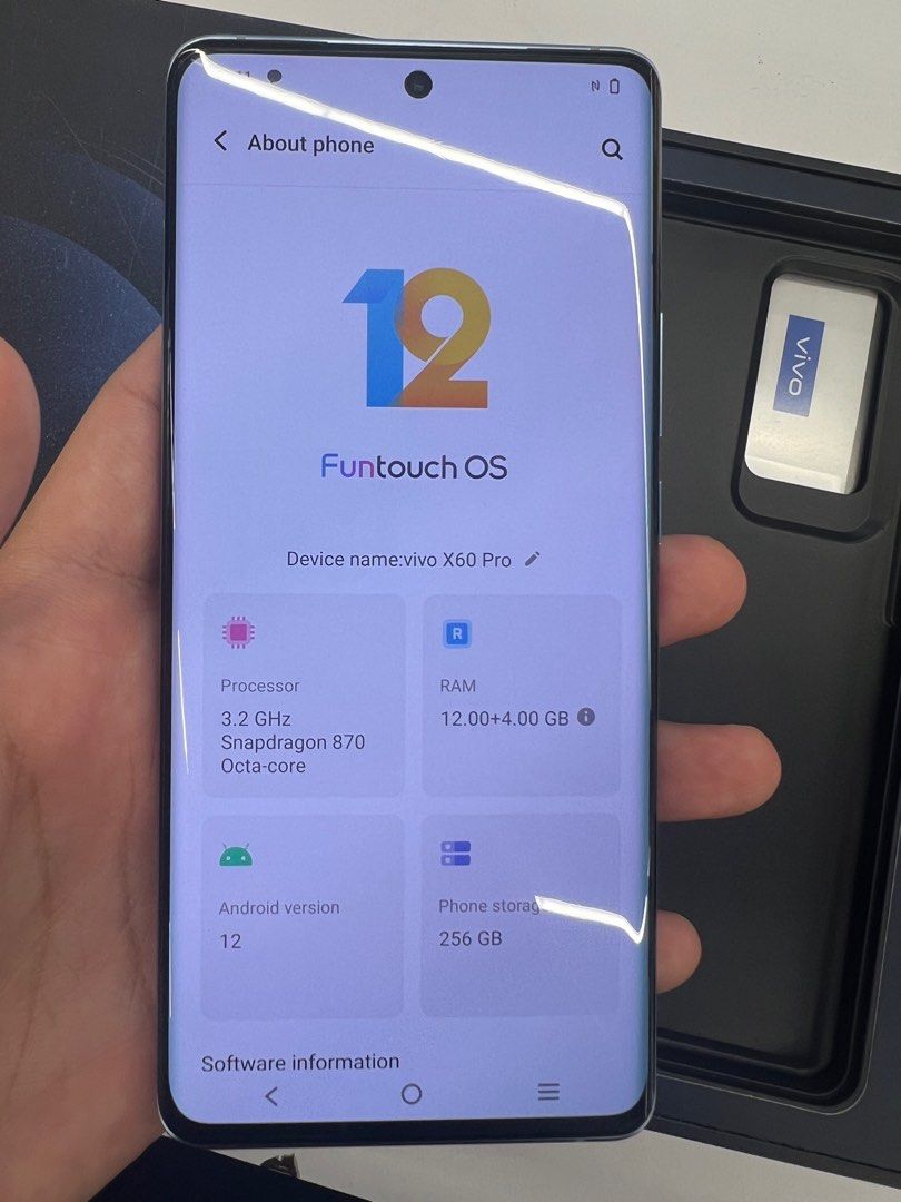 [SNAPDRAGON 780] DEMO SET VIVO X60 PRO 5G 12GB RAM + 256GB ROM, Mobile ...