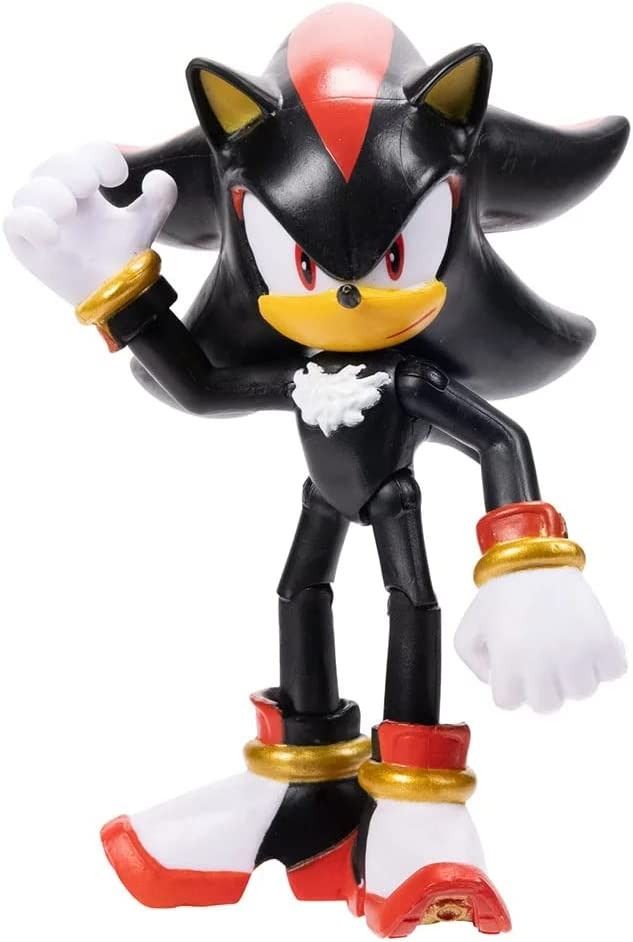 Sonic the Hedgehog 4" Shadow with Rings Action Figure, Hobbies & Toys ...